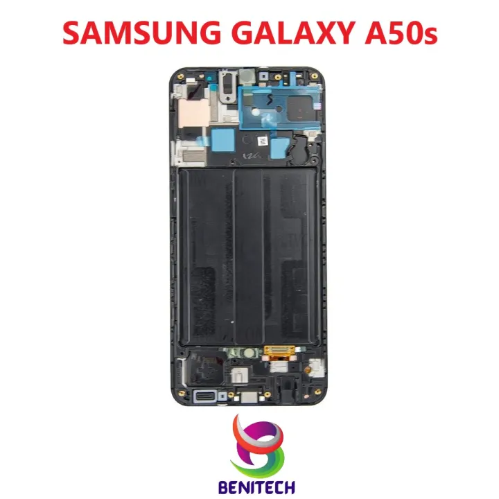 FRAME LCD SAMSUNG GALAXY A50S / A507 / A507F ~ TULANG TENGAH ~ TATAKAN ...