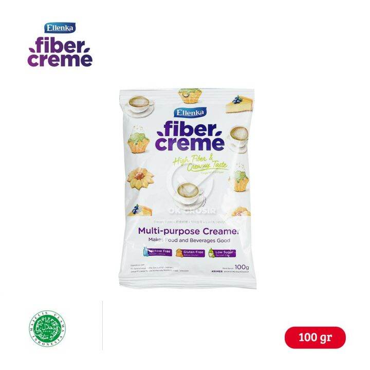 [Pack Asli 100 gr] Ellenka Fiber Creme Original Krim Bubuk | Lazada ...