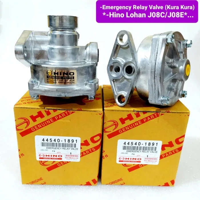 EMERGENCY RELAY VALVE / KURA KURA HINO LOHAN J08C / J08E ORIGINAL | Lazada Indonesia