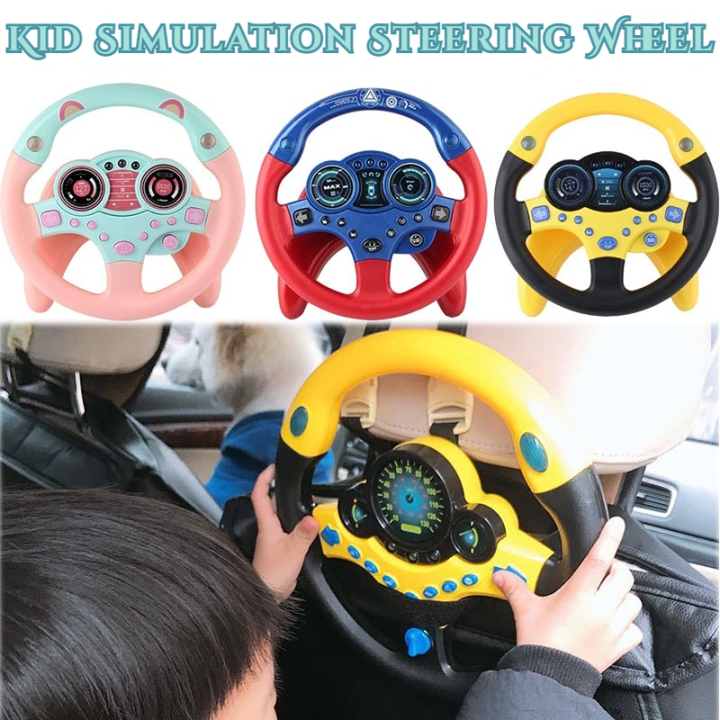 Children's Toy Simulation Steering Wheel Toys Car Remote Control Toys ...