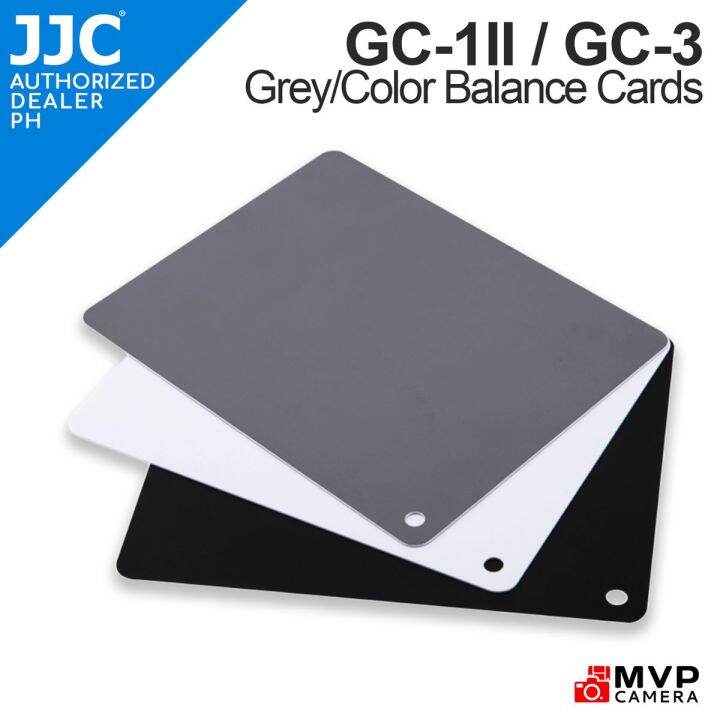 [AUTHORIZED PH] JJC GC-3 GC-1II Multi-Function 3-in-1 Grey Gray Color White Balance Card MVP ...