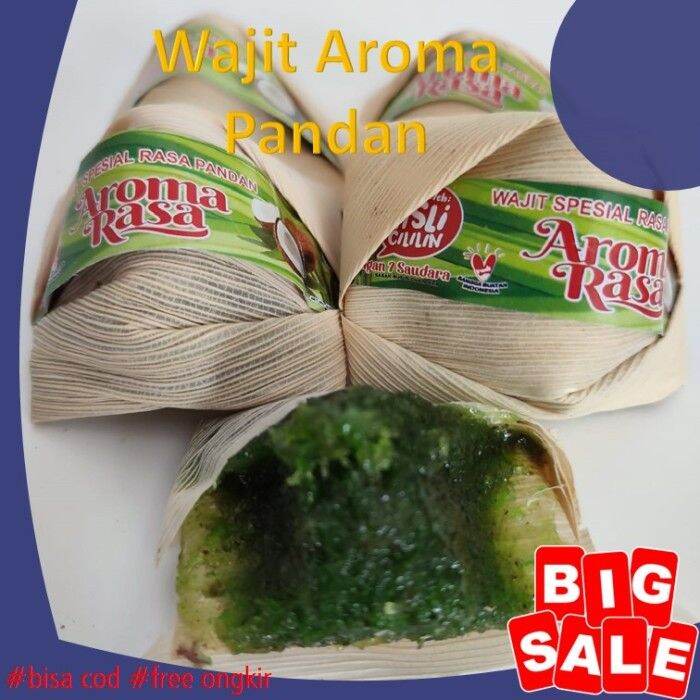 Wajit Cililin Pandan Wajit Khas Cililin Bandung Wajit Ketan Hitam 500g ...