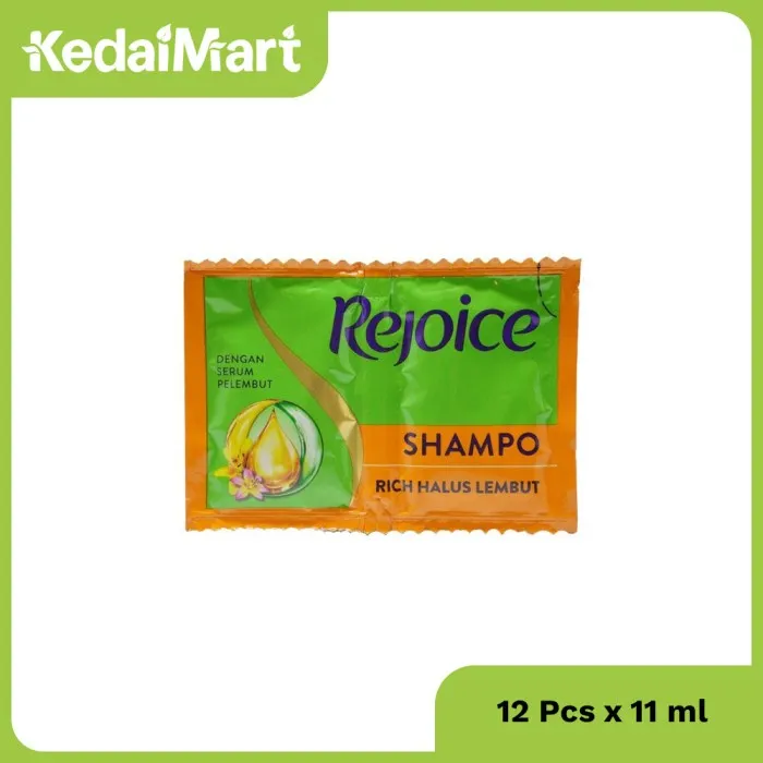 Rejoice Shampoo Soft & Smooth Renceng Isi 12 x 11 ml | Lazada Indonesia