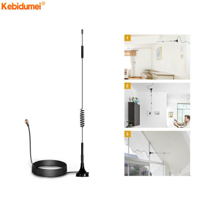 Kebidumei 2G 3G 4G LTE Antenna TS9 CRC9 SMA Male Connector 700-2700MHz ...