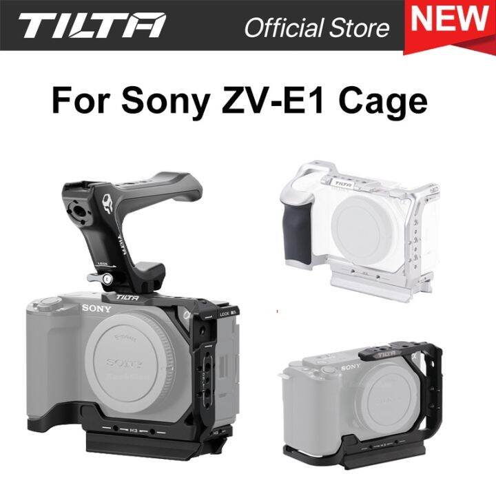 กล้องเอียงสำหรับ Sony ZV-E1 Zve1ชุดกรงกล้องกรง TA-T35-A-B พร้อมด้ามจับ ...