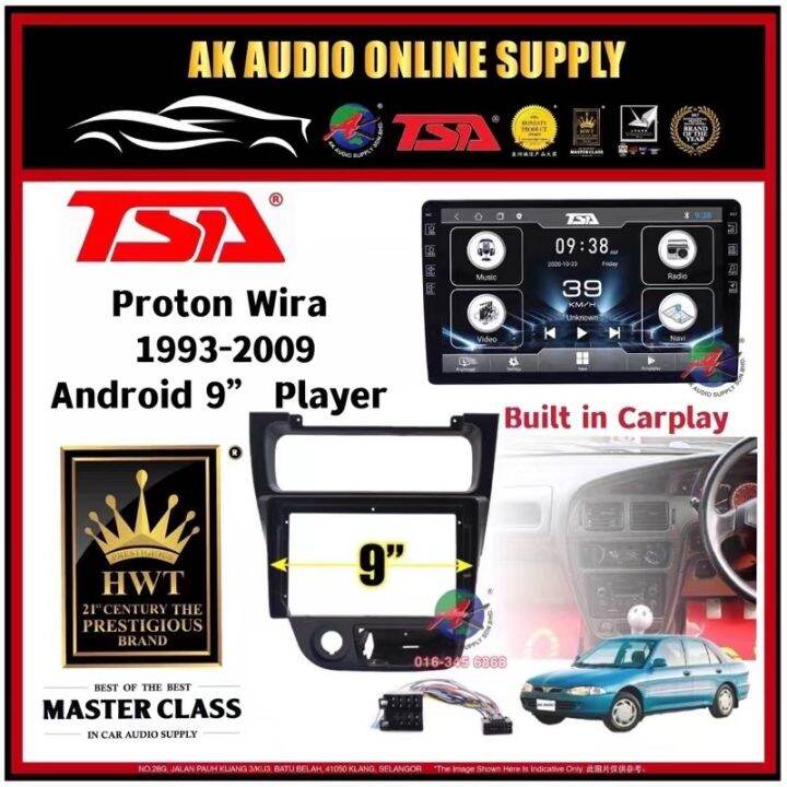 🎁Free AHD Camera🎁 8Ram + 128GB DSP 4G Carplay TSA Proton Wira 1993 ...
