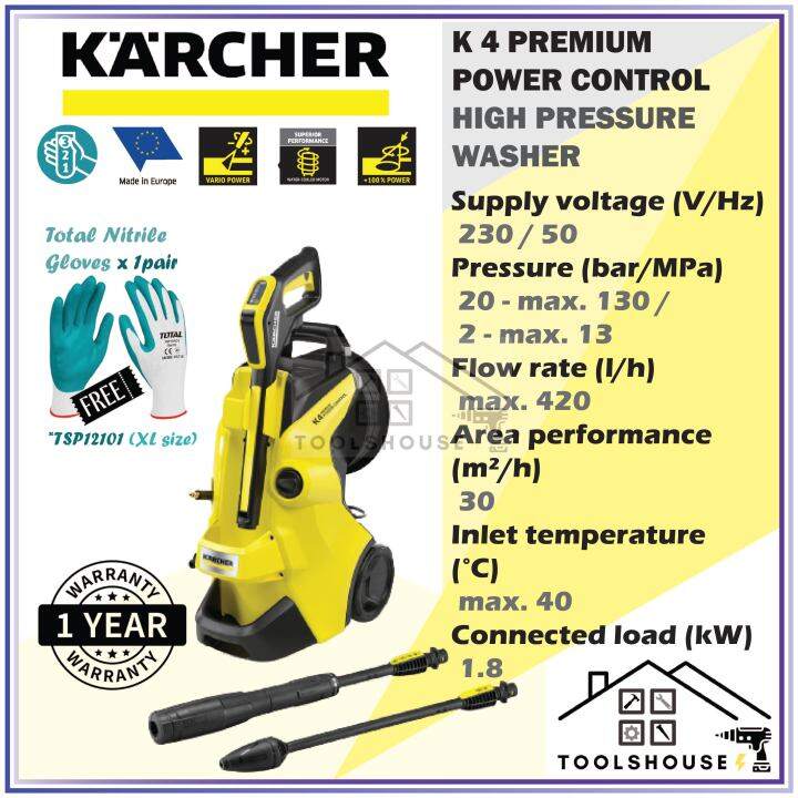 Karcher K4 Premium Power Control High Pressure Cleaner | Lazada