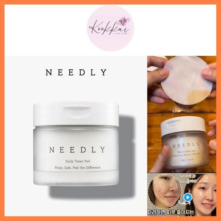บริการเก็บเงินปลายทาง ( สิว ผิวสะอาด) Needly daily toner pad โทนเนอร์ ...