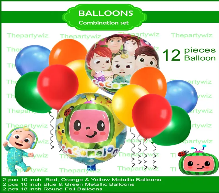 12pcs. COCO/MELON Balloon set | Lazada PH