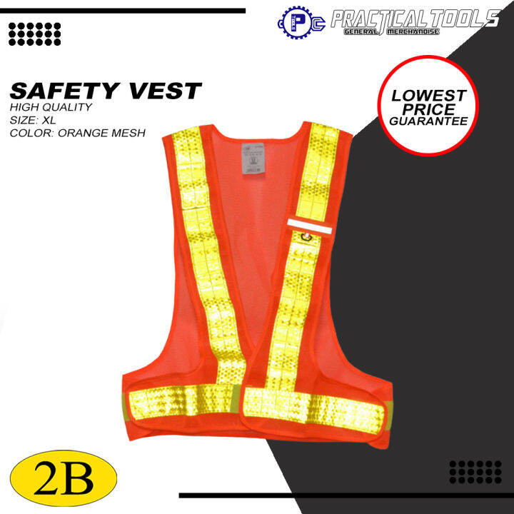 2B PREMIUM QUALITY SAFETY VEST | Lazada PH
