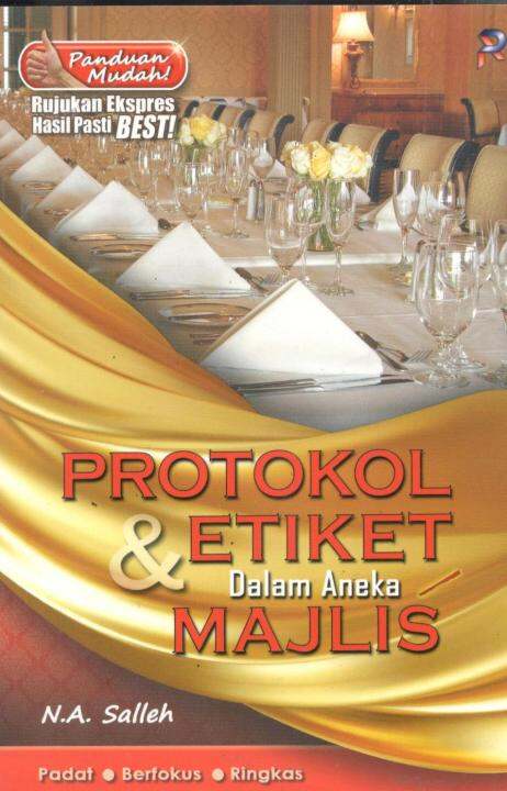 protokol dan etiket dalam aneka majlis | Lazada