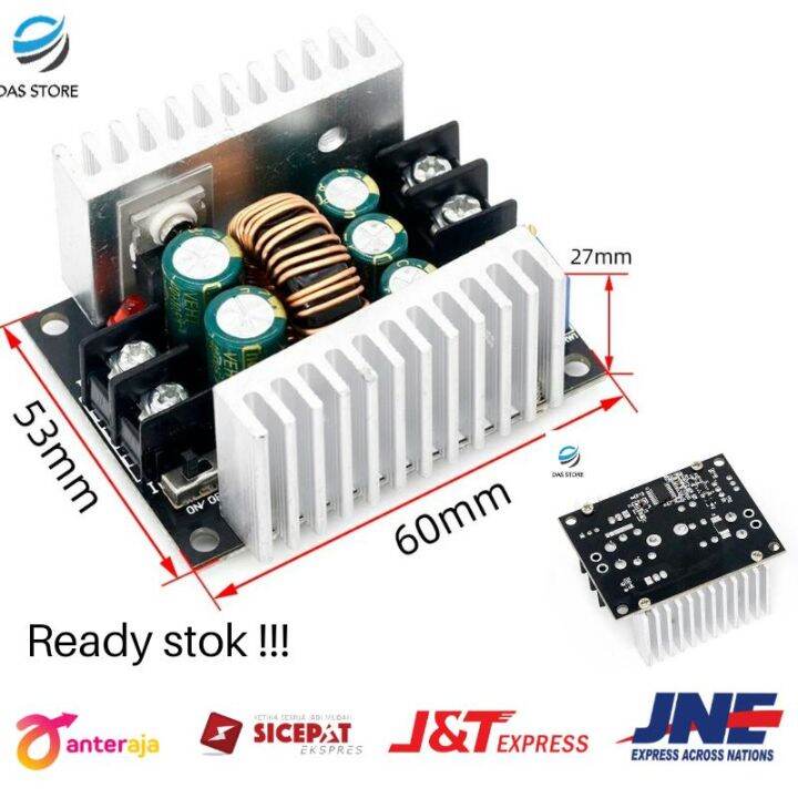 Regulator step down 20A with adjust ampere 300W buck converter DC to dc ...