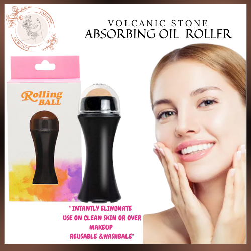 Face Oil Absorbing Volcanic Stone Roller Skincare Oil Removing For At ...