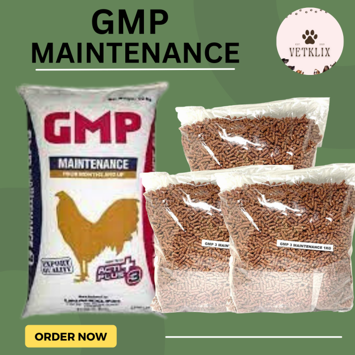 [VETKLIX] 3kg GMP 3 MAINTENANCE (REPACKED) / PATUKA SA MANOK / FEEDS | Lazada PH