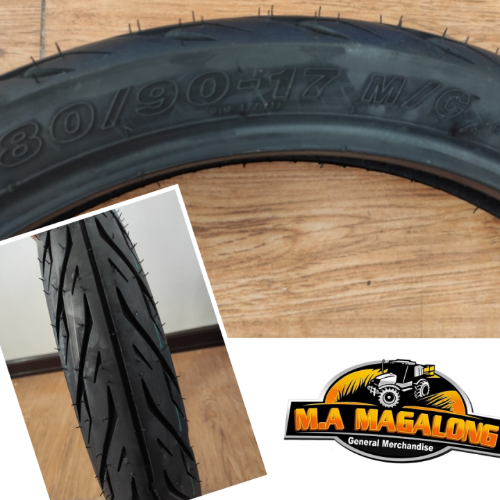 RUDDER MOTORCYCLE TIRE 80/90-17 TUBETYPE | Lazada PH