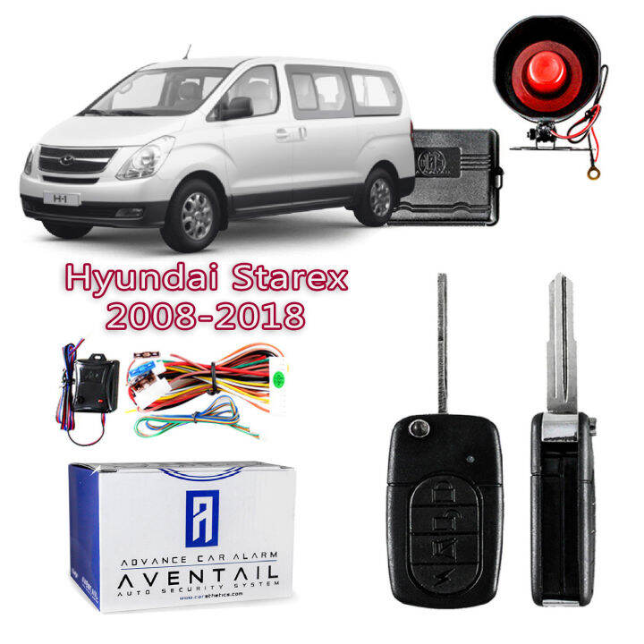 Hyundai Starex and EON 2008-2018 Aventail Flip Key Edition Car Alarm ...