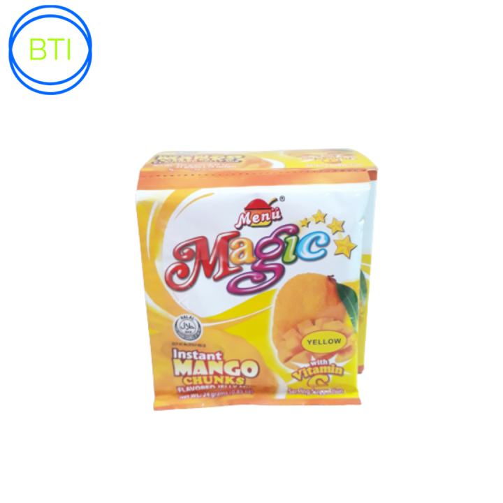 Menu Magic Flavored Jelly Mango 10 x 24g | Lazada PH