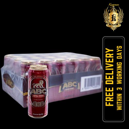 ABC Extra Stout Can 24 x 500ml (BBD: Nov 2023) | Lazada Singapore