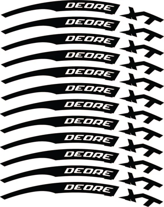 DEORE XT BIKE RIM DECALS | Lazada PH