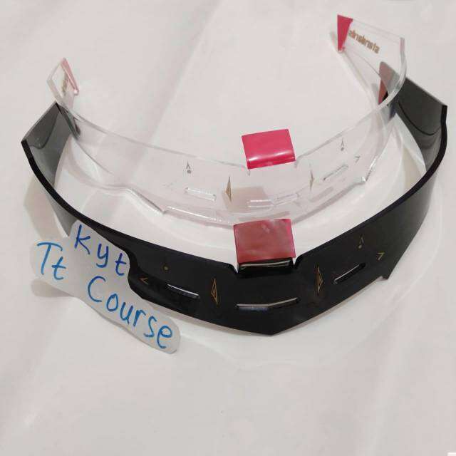 Spoiler Helmet KYT TT COURSE Black White | Lazada PH
