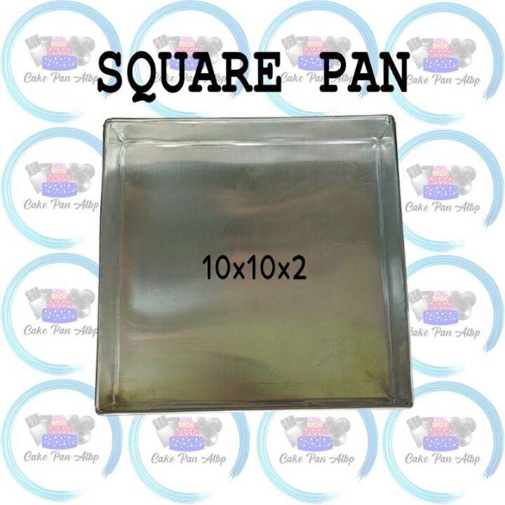 Square Pan 2 HEIGHT (10x10 11x11 12x12) Pan grill | Lazada PH