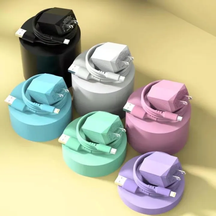 Macaron 3.5A Fast Charger Compatible Smart Phone Type-C/ios/Micro V8 ...