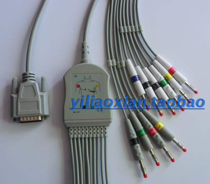 ECG machine accessories Zhongqi IMAC1200 Dim 3000 Jinke 18 lead 26 pin ...