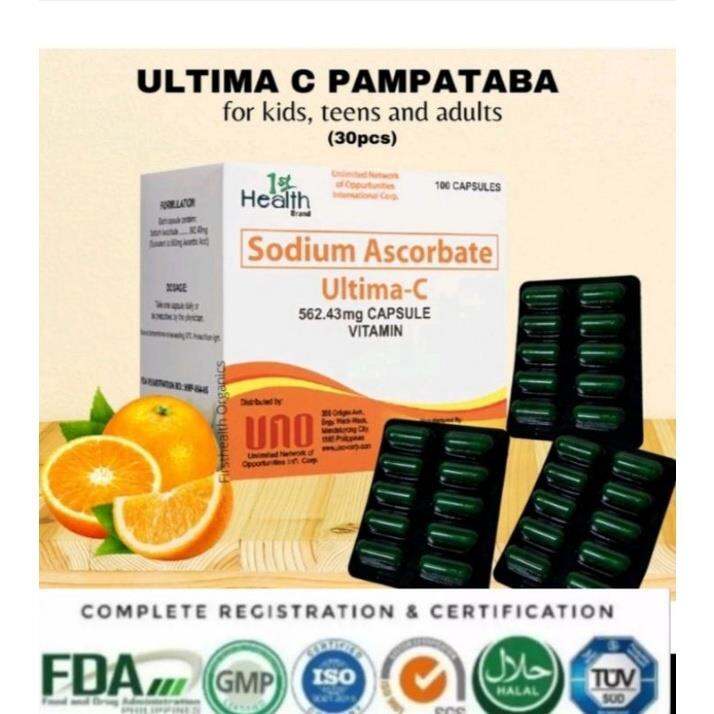 ULTIMA C UNO VITAMINS (30capsules) -PAMPATABA/PAMPAGANA SA PAGKAIN ...