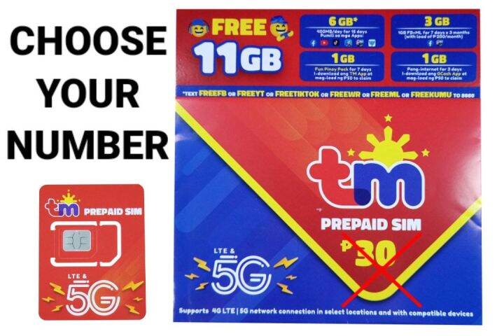 TM Special Number 5G Sim Card | Lazada PH