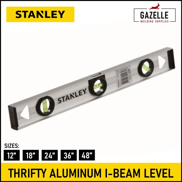 Stanley Level Bar Thrifty Aluminum I-Beam Level ( 12 / 18 / 24 / 36 ...