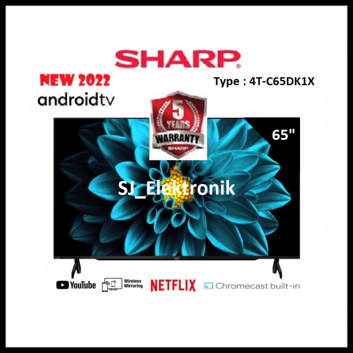 LED TV Sharp 65 Inch 4T-C65DK1X / 65DK1X Android UHD 4K - 65DK1 | Lazada Indonesia