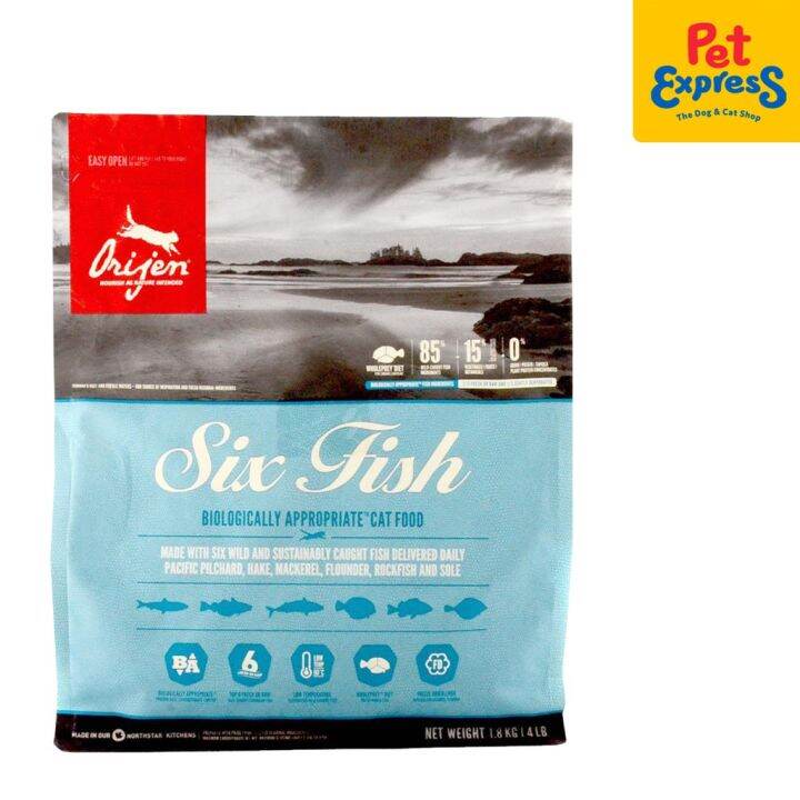 【COD】 Orijen Six Fish Dry Cat Food 1.8kg | Lazada PH