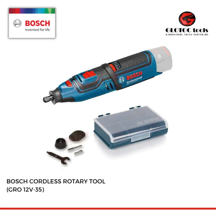 BOSCH CORDLESS ROTARY TOOL (GRO 12V-35) | Lazada PH