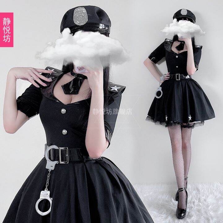 【free Shipping】 Halloween Costume Adult Female Cosplay Policewomen