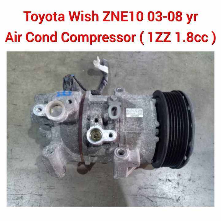 Toyota Wish Legend ZNE10 03-08 yr Air Cond Compressor ( 1ZZ 1.8cc ...