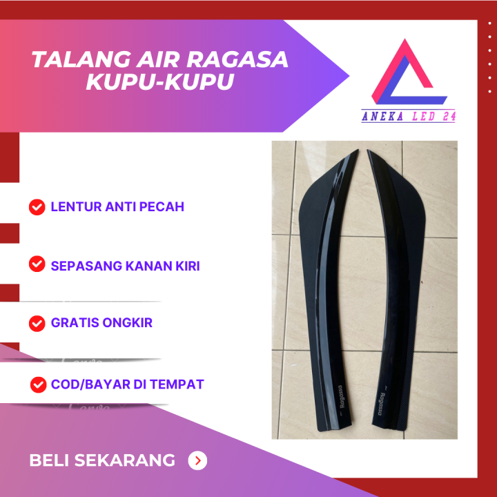 TALANG AIR PINTU TRUK RAGASA MODEL KUPU KUPU 2 PINTU (2 pcs) | Lazada ...