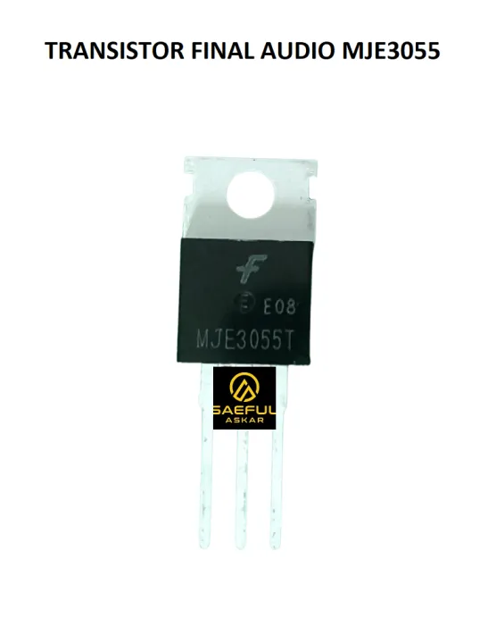 TRANSISTOR FINAL AUDIO MJE2955 & MJE3055 KOMPONEN SKUTER LISTRIK ...