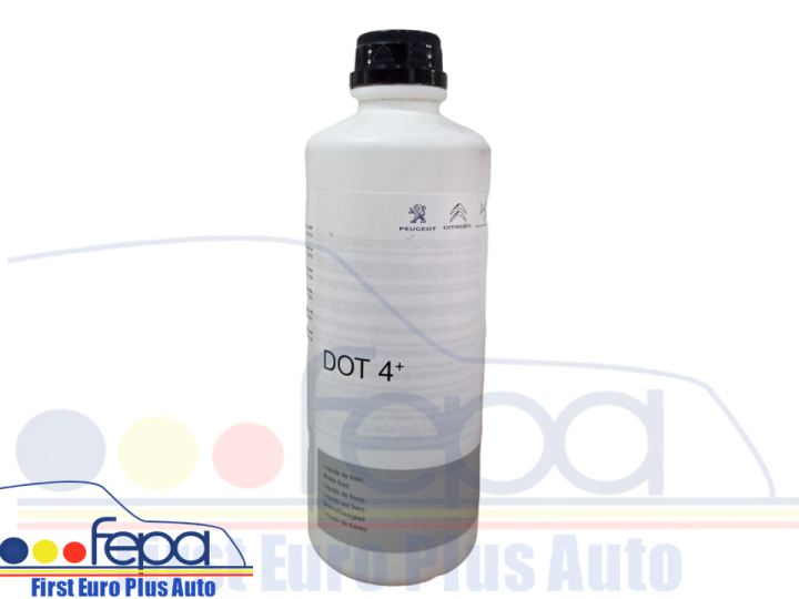 Peugeot Original Brake Fluid Dot 4 - 500ml / Brake Oil Dot 4 - 500ml Per Bottle for Peugeot, DS ...