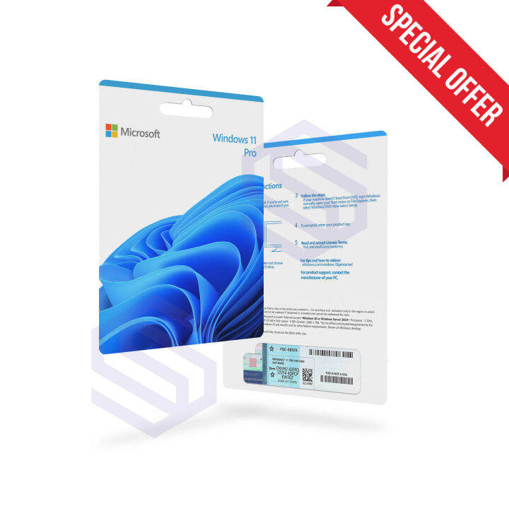 Microsoft Windows 11 Pro Professional Full Set Original Lifetime ...
