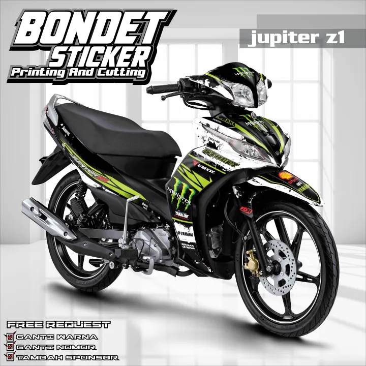 STICKER MOTOR - DECAL JUPITER Z1 FULL BODY -SEMI FULL KODE JPT31 ...