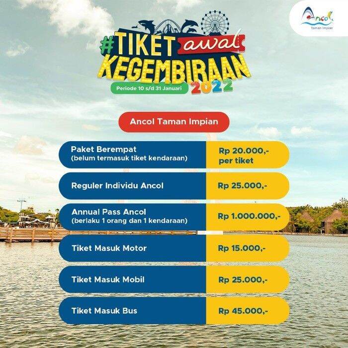 Tiket Ancol 2022 | Lazada Indonesia