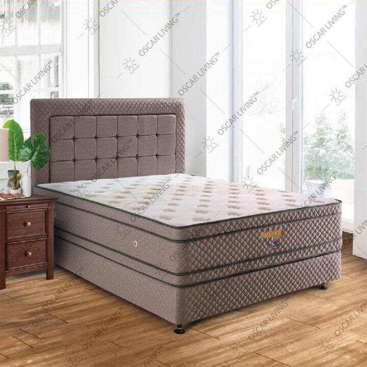 Kasur Spring Bed Fullset Uniland Springbed Paradise Double Plushtop ...
