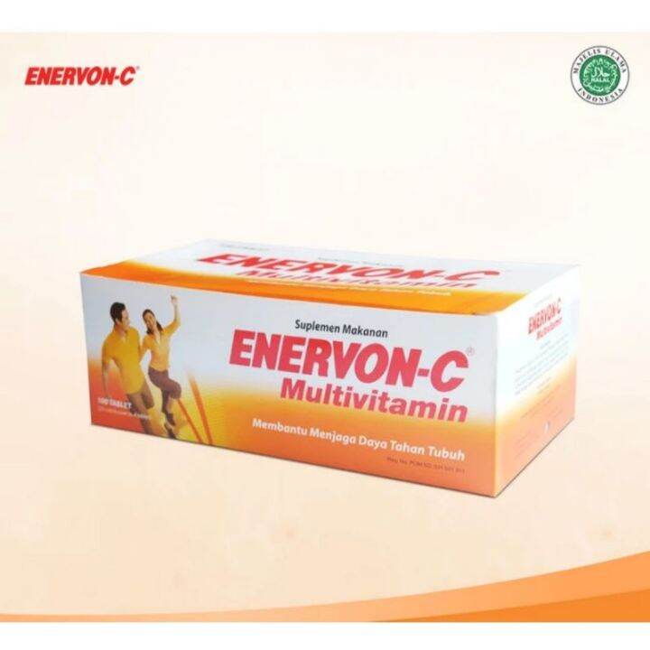 Enervon C Multivitamin 1 Box Isi 25 Strips 4s isi 4 tablet per Strip ...