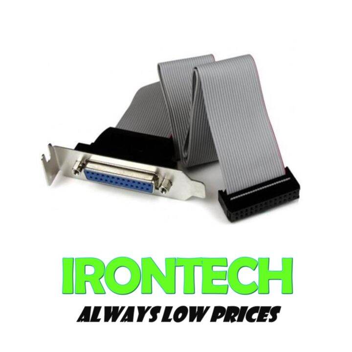 25Pin Parallel LPT Printer to Motherboard 25 Pin Female Cable Bracket ...