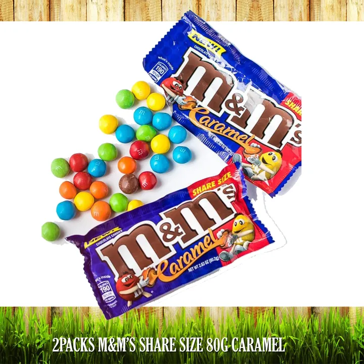 2PACKS M&M’S SHARE SIZE 80G CARAMEL | Lazada PH