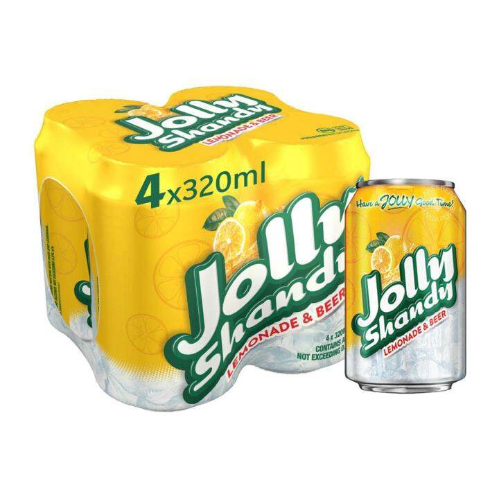 JOLLY SHANDY Lemon Beer 320ML 4s Can | Lazada Singapore