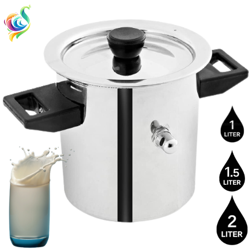 Milk Boiler Stainless Steel Premium Milk Pot 1L 1.5L 2L Milk Cooker ...