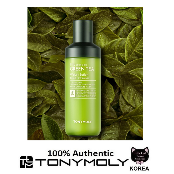 Korean Cosmetics TONY MO LY The Chok Chok Green Tea Watery Lotion 160ml | Lazada PH
