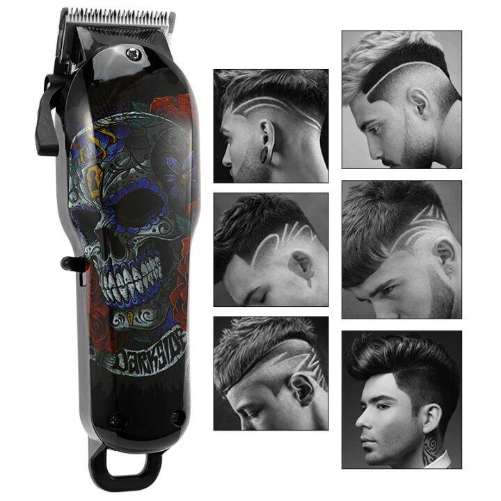 Wireless Salon Hair Clipper Professional Hair Trimmer Men Electric Powerful Motor Barber Hair ...