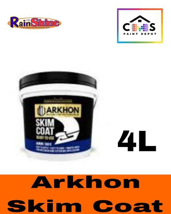Arkhon Acrylic Skim Coat (Ready to use & No Primers need) | Lazada PH